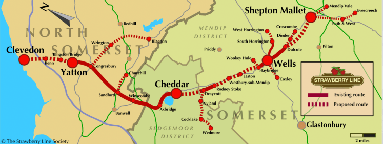 Wells to Dulcote Quarry – Greenways and Cycleroutes